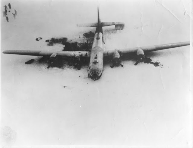 The B29 Kee Bird, abandoned plane, near Thule, Greenland